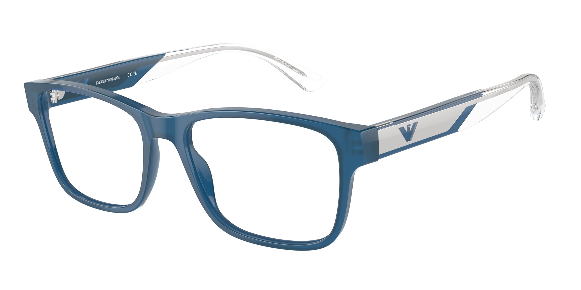 Vista frames Emporio Armani EA3239 6092 8056262034590 Blue frame color ...