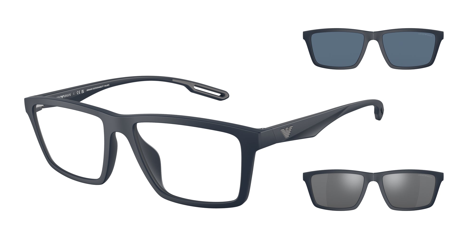Emporio Armani Sunglasses EA4189U 50881W 8056597729574 Frame Color Blue ...
