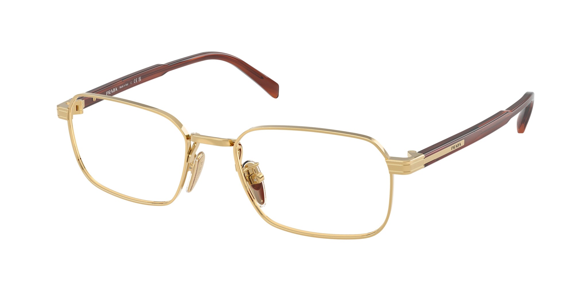 Optical frames Prada PR C50VD 5AK1O1 8056262576120 Frame color Gold ...