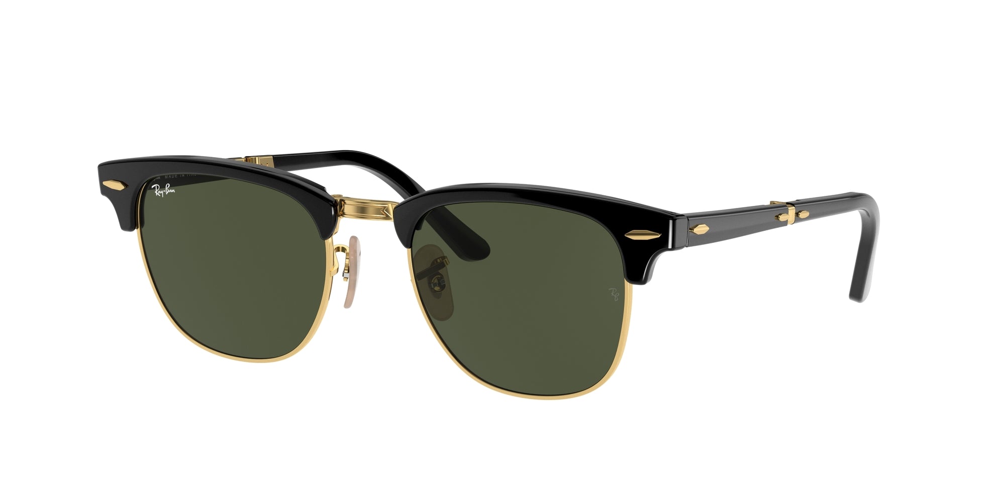 Sunglasses Ray-Ban RB2176 Clubmaster Folding 901 8053672125597 black ...