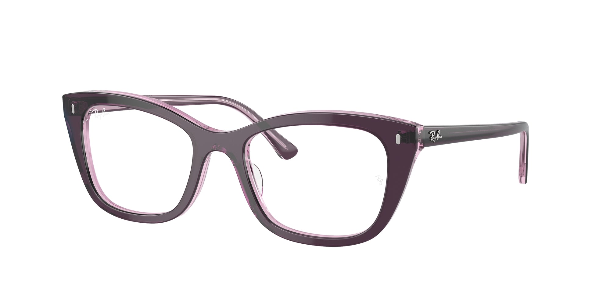 Vista frames Ray-Ban Rx5433 8364 8056262034330 purple frame color: buy ...