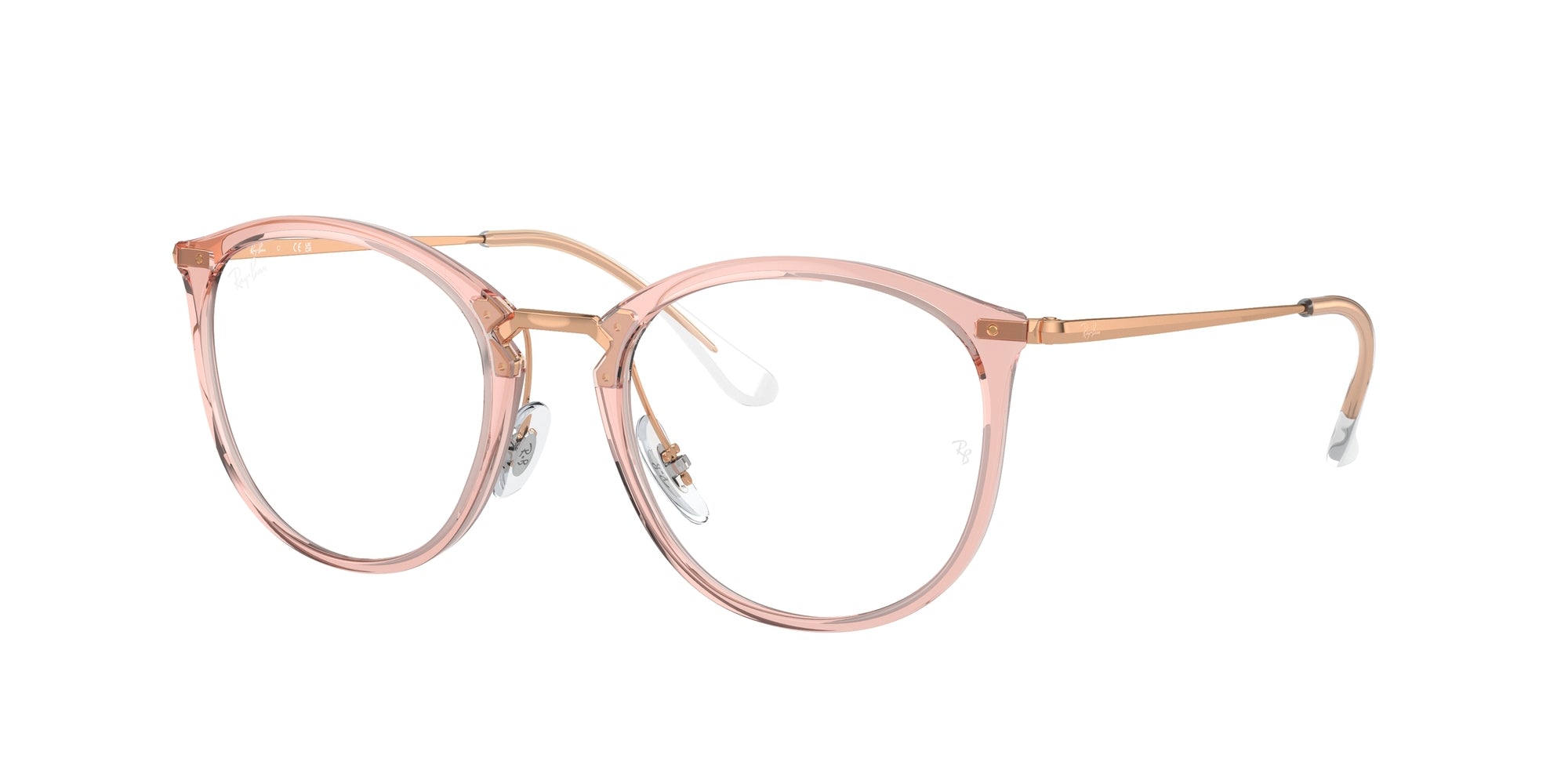 Vista frames Ray-Ban RX7140 8335 8056597954655 Pink frame color: buy ...