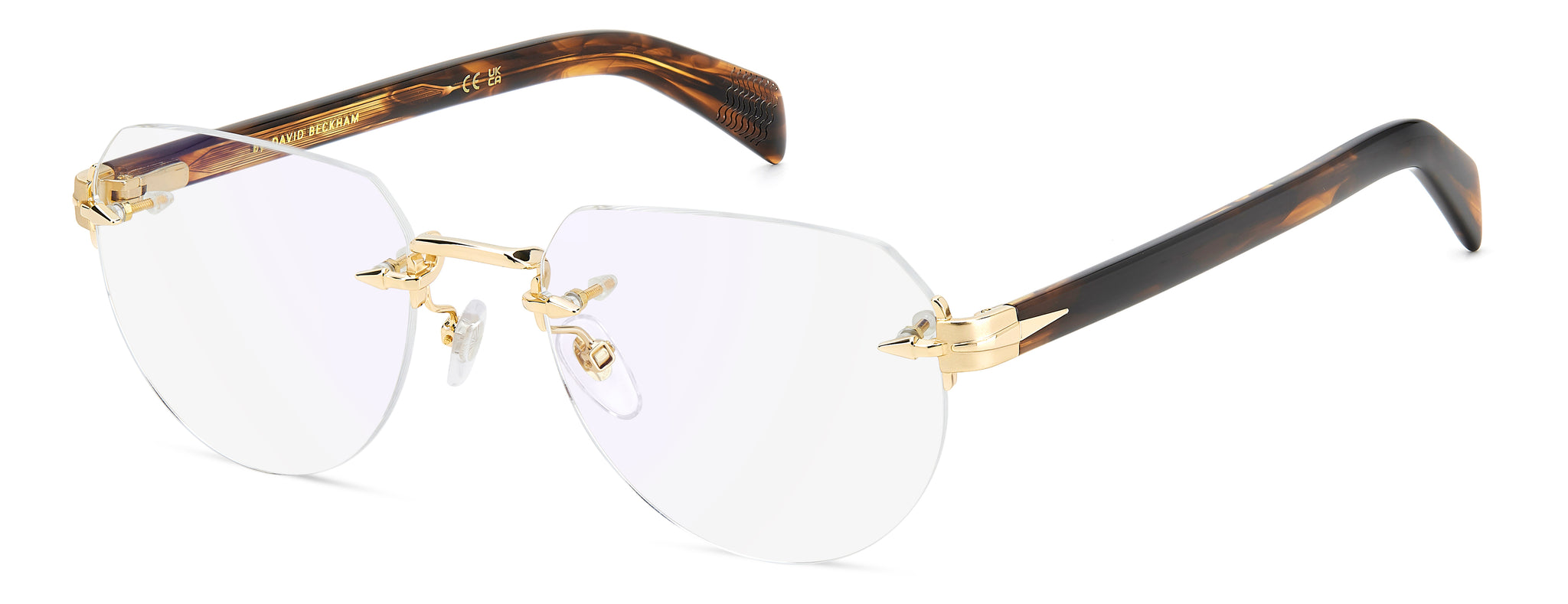Vista frames DAVID BECKHAM DB 7145 T5U 197737127114 Speaking color Gold ...