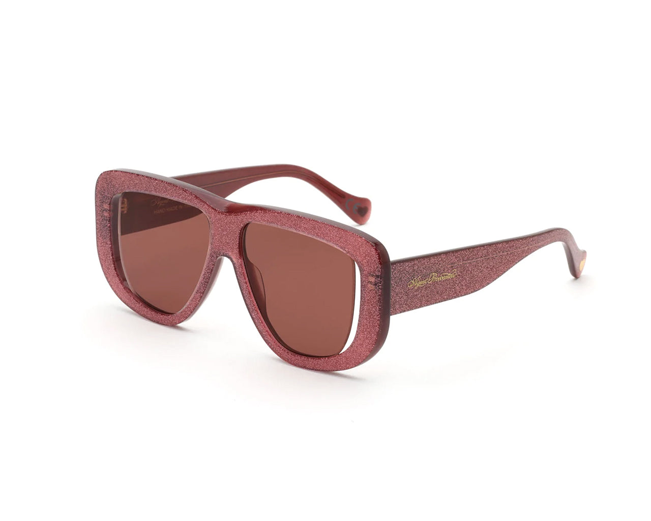 Agent Provocateur 17C Karley Dark Pink Glitter Sunglasses 8059026107196 ...