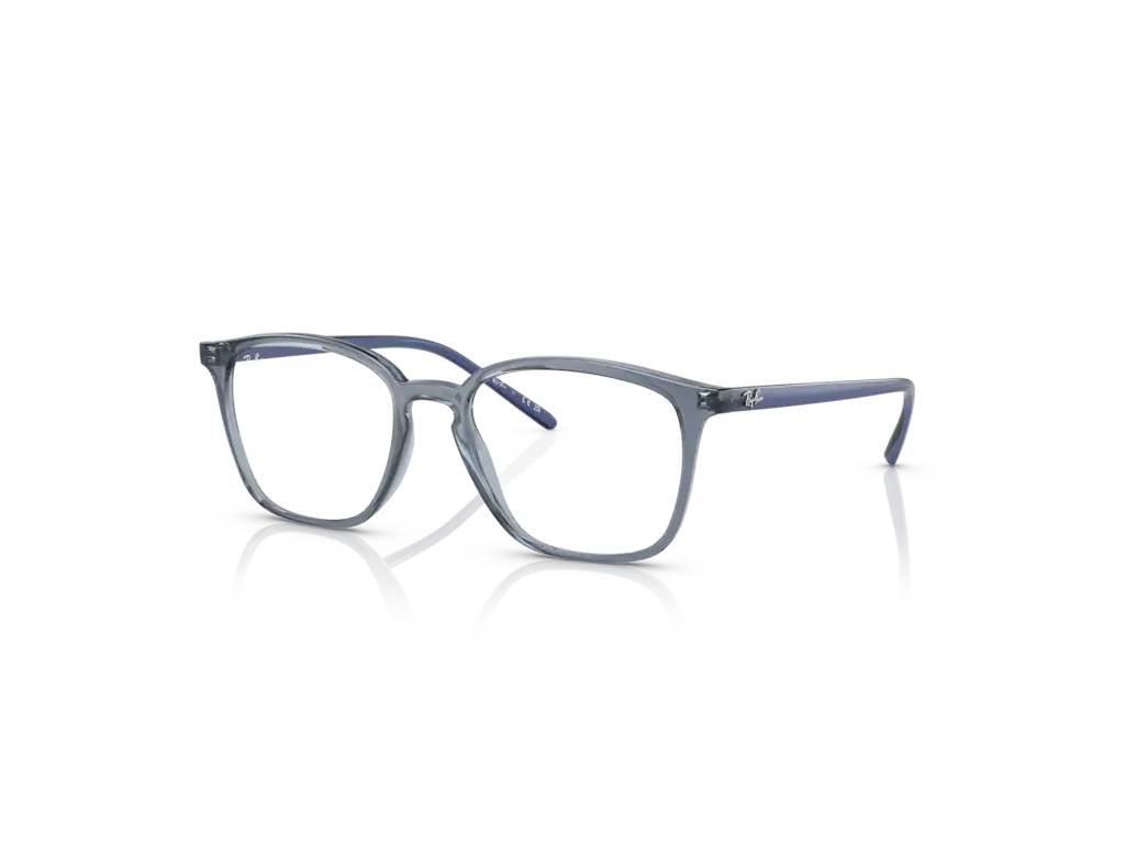 Vista frames Ray-Ban RX7185 8235 7895653249981 Blue transparent frame ...