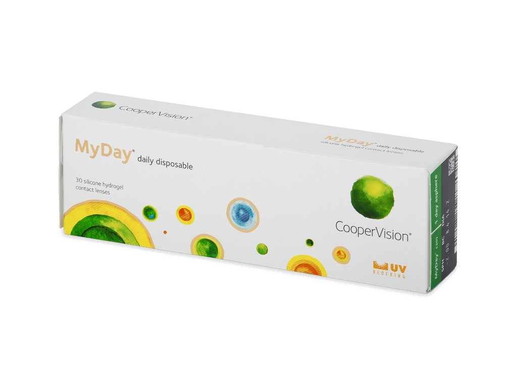 Daily disposable contact lenses Coopervision Myday Daily Disposable ...